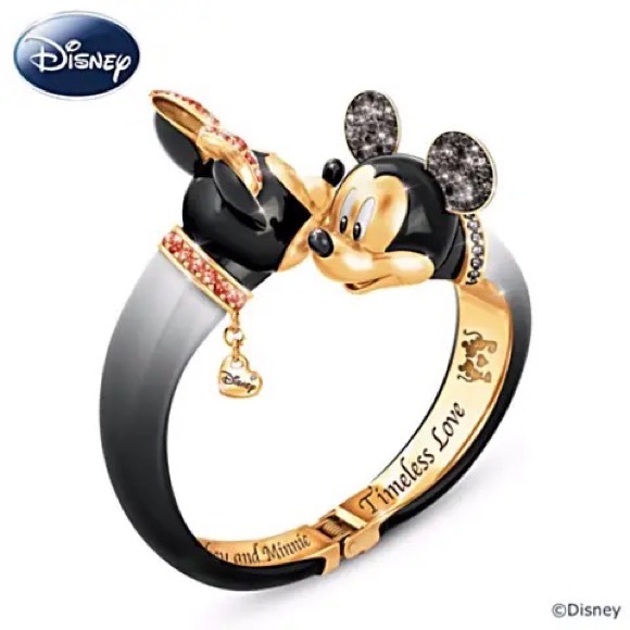 Disney | Jewelry | Disney Mickey And Minnie Mouse Timeless Love Bangle ...